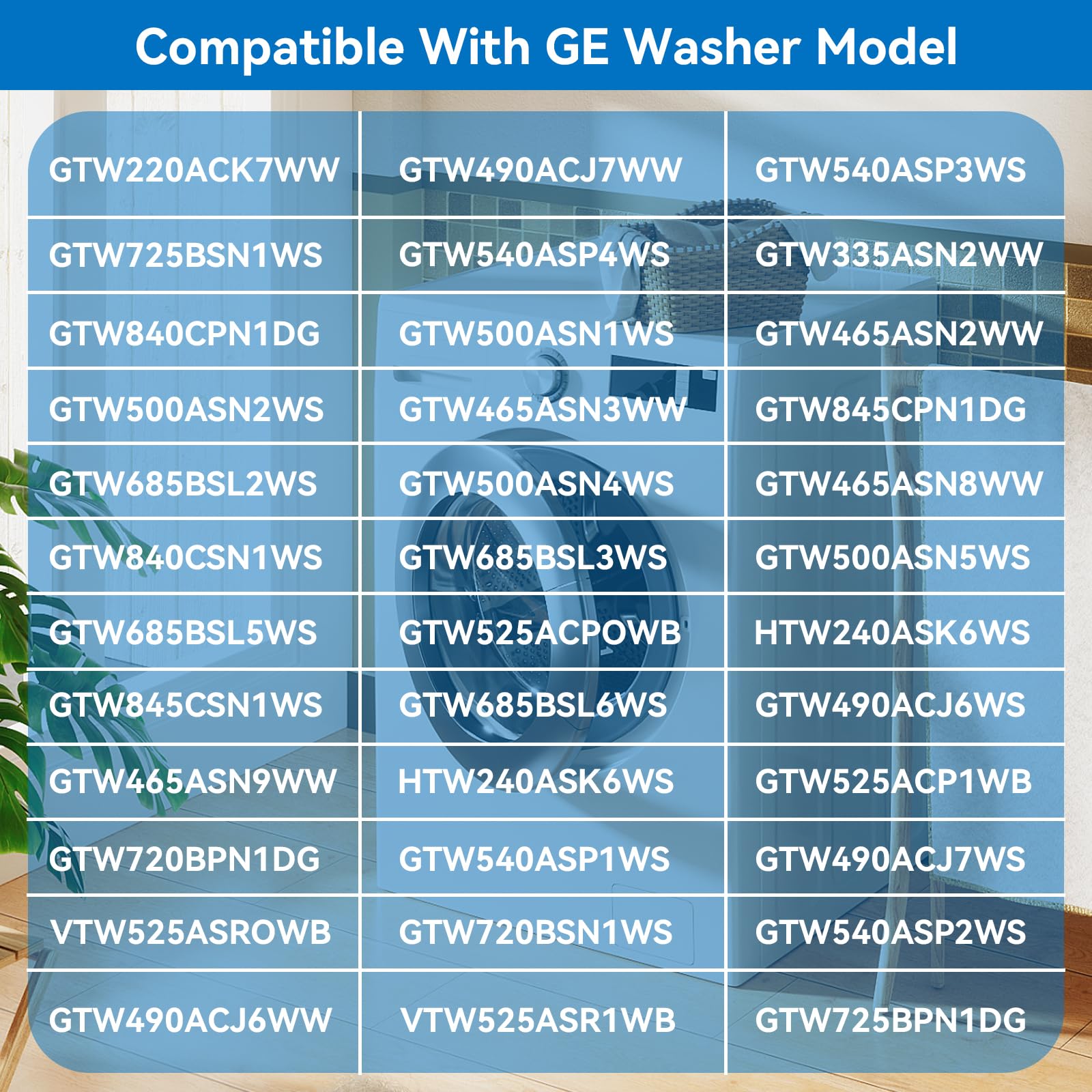 WH08X32657 WH08X31222 Washer Lid Lock and harness, replaces 4963152 AP7033485 PS16619254 EAP16619254 PD00070146 Compatible with Parts of GE and Hotpoint Washer Machine