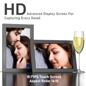 Digital Picture Frame 15-inch WiFi Digital Photo Frame - Large Digital Photo Frames, 16GB, Touch Screen, Wall Mountable, Share Photos Videos Via App or Email, Home Dector, Birthday Gifts for Wife