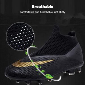 AOSENSS Unisex High-Top Ankle Care Football Shoes Soccer Cleats Fashion Comfy Walking Outdoor Indoor Training Athletic Sneakers