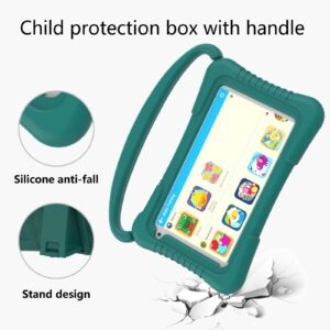 7 Inch Kids Tablet, Quad Core Android 11 Toddler Tablets, Children Tablet with 32GB Storage 2GB RAM WiFi BT Shockproof Case Dual Camera Educationl Games Parental Control, Kids Software Pre-Installed