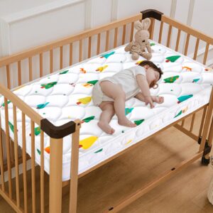 Mini Crib Mattress 38" x 24" x 4"- Firm Support and Comfort Premium Foam,Noiseless and Odorless,Hypoallergenic Mini Crib Mattress,Fits Mini and Portable Cribs,Dual Sided with Soft Breathable Fabric