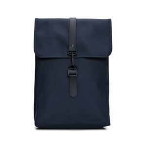 RAINS Rucksack for Men and Women - Waterproof Backpack for Commutes on Bike or Foot (Navy)