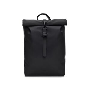 RAINS Rolltop Rucksack Mini (Black)