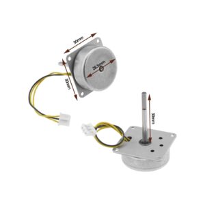 ECSiNG 2PCS 3-24V 3 Phase AC Micro Hand Brushless Motor Mini Generator Wind Turbines Generator for Toy Model Experiment Teaching Aid