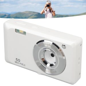 Digital Camera for Kids, 1080P Digital Camera Video Camera 16X Digital Zoom, Compact Point and Shoot Camera Portable Small Camera for Teens Students Boys Girls Seniors (Silver)