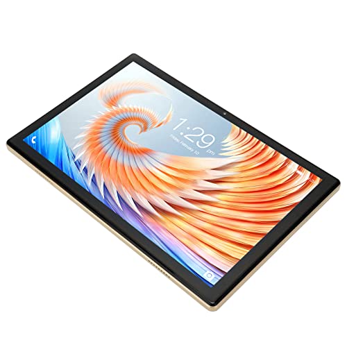 Tablet, 5.0 Gold Octa Core Processor 10.1 Inch Tablet 8MP Front 16MP Rear 100-240V for Kids for Android 12 for Learning (US Plug)