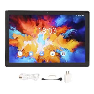 SHYEKYO HD Tablet, Octa Core CPU 10.1 Inch 12MP 24MP Camera Office Tablet for Family (US Plug)