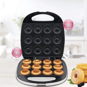 Mini Donut Maker Machine, 1400W Nonstick Electric Doughnut Baker Machine for Home Bakery Dessert Shop Mall Dessert Shop