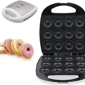 Mini Donut Maker Machine, 1400W Nonstick Electric Doughnut Baker Machine for Home Bakery Dessert Shop Mall Dessert Shop