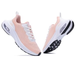 JARLIF Air Running Shoes for Women Athletic Tennis Sport Shoes Casual Walking Gym Jogging Sneaker PinkWhite 10