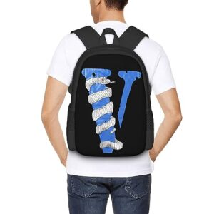 HASMI Big V Backpack Vogue Backpack Laptop Bag Boys And Girls' Backpack Children'S Backpack