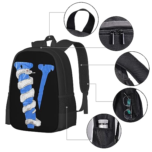 HASMI Big V Backpack Vogue Backpack Laptop Bag Boys And Girls' Backpack Children'S Backpack