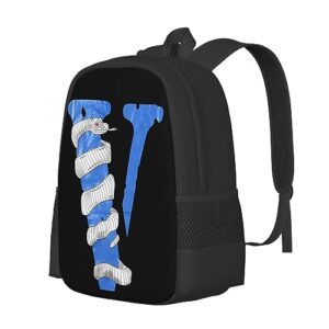 HASMI Big V Backpack Vogue Backpack Laptop Bag Boys And Girls' Backpack Children'S Backpack