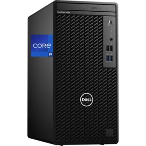 dell optiplex 3080 sff desktop, intel i9-10900, 64gb ram 2tb nvme ssd, dvdrw, usb c, 2-monitor support, hdmi, displayport, ac wi-fi, bt, windows 11 pro