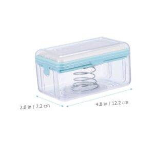 Cabilock 3pcs Soap Box Lip Gloss Containers Soap Dispenser Bar Soap Dish Plastic Containers Lip Gloss Holder Foam Soap Portable Soap Bar Soap Container Shower Soap Pp Speakers Travel Case