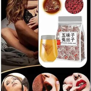 Men’s Essentials Five Flavors Goji Berry Tea, Five Flavors Wolfberry Tea，Five-Flavor Goji Berries Nourishing Tea, Chinese Herbal Tea for Men（50 sachets/box） (1Box)