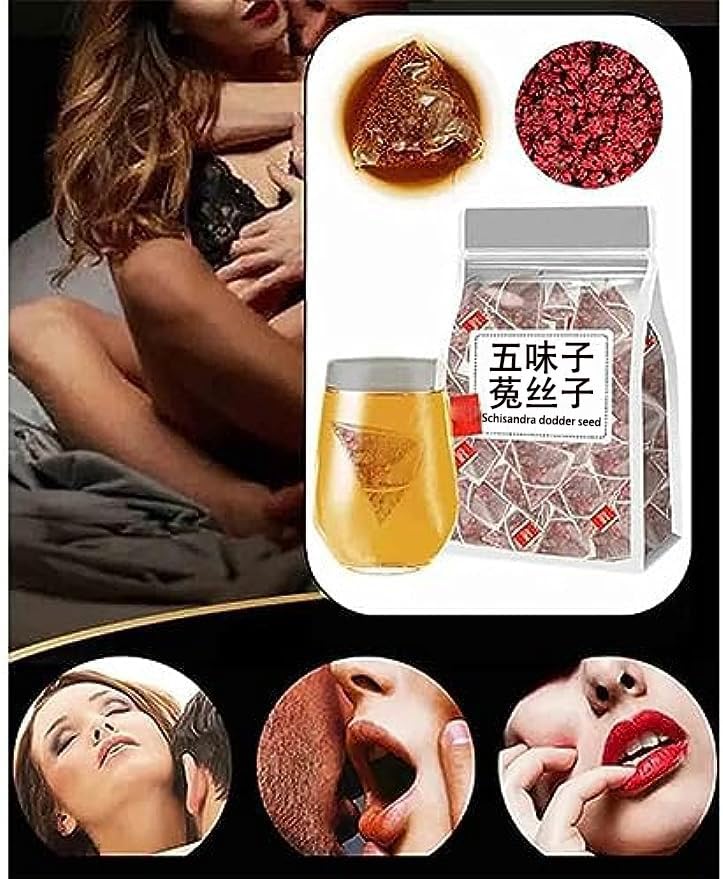 Men’s Essentials Five Flavors Goji Berry Tea, Five Flavors Wolfberry Tea，Five-Flavor Goji Berries Nourishing Tea, Chinese Herbal Tea for Men（50 sachets/box） (1Box)