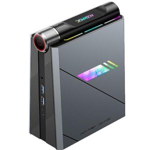 [mini gaming pc] intel core i9-11900h, up to 4.9ghz, 16gb ddr4 dual channel 512gb m.2 nvme ssd, mini pc [3 adjustable mode/rgb lights] mini computers 4k triple display, desktop computer wifi6, bt5.2