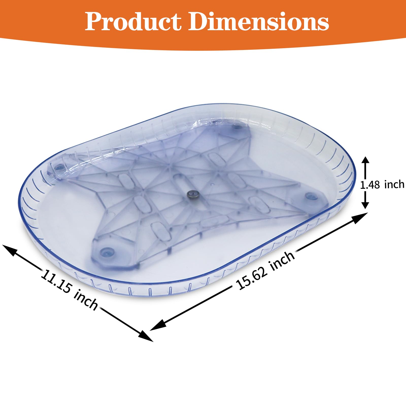 Lazy Susan Turntable Organizer for Refrigerator Rectangle Fridge Organizers and Storage Refrigerator Organizing Clear Lazy Susan 360° Rotating Fridge Organization Kitchen Countertop Cabinet Pantry