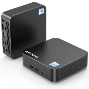 mini pc n100 intel n100 (4c/4t, 3.4ghz) 16gb ddr4 ram 512gb ssd，usb-c*2 full function/win11 pro/ wifi5/ bluetooth 5.2/ rj45/usb*4 / hdmi*2 /type-c*2 4k@60hz triple display, power saving computer