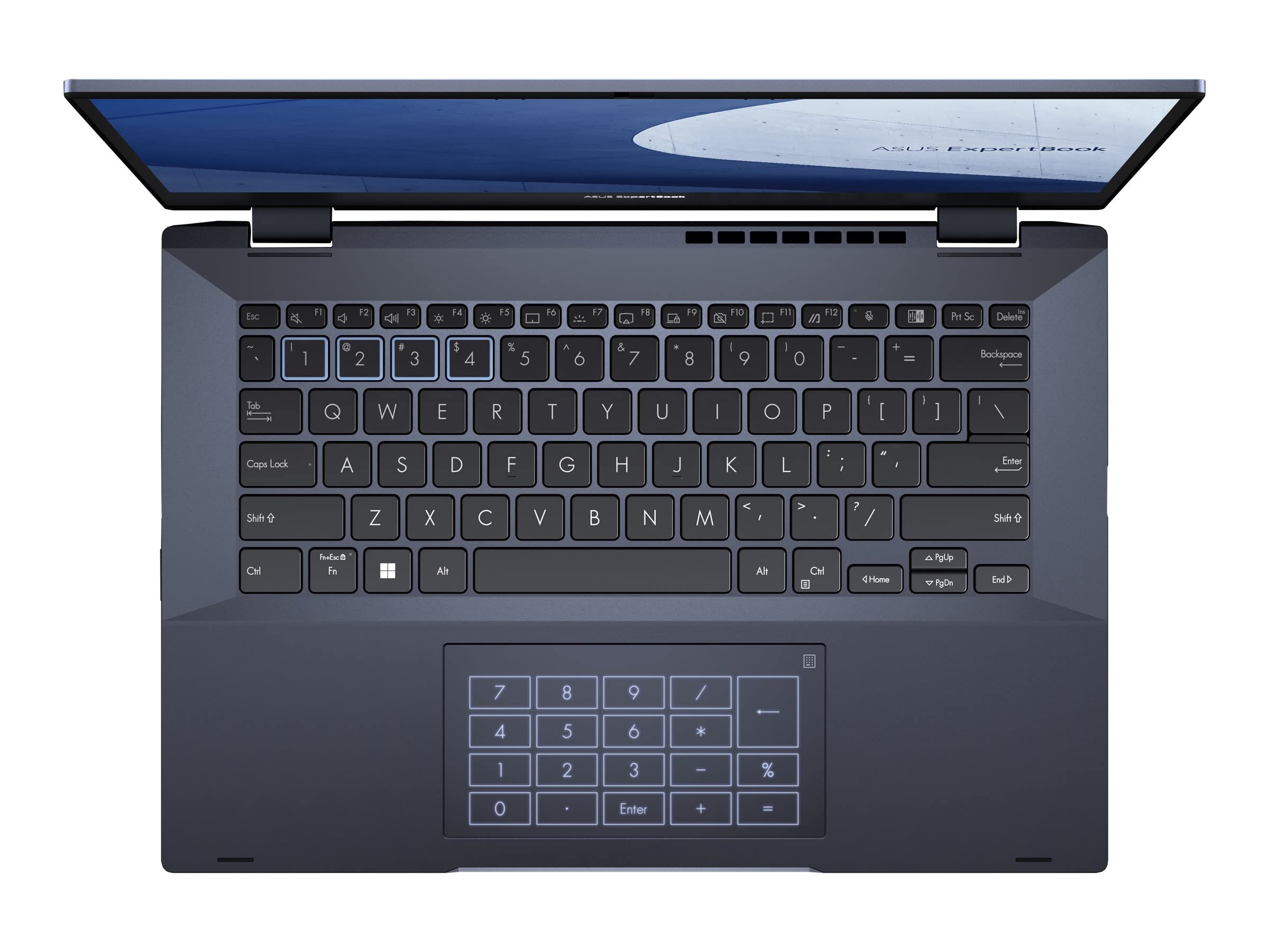 ASUS ExpertBook B5 Flip 2-in-1 Laptop (14" FHD Touchscreen, Intel 4-Core i7-1195G7, 40GB RAM, 2TB SSD) Fingerprint, Backlit KB, Webcam, 3-Year Warranty, Garaged Stylus, IST SD Card, Win 11 Pro, Black