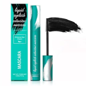 fyeboo [2023 new] thickening mascara fiber lash mascara extension voluminous, long-lasting waterproof & smudge-proof mascara, no flaking/no clumping, black mascara 10ml