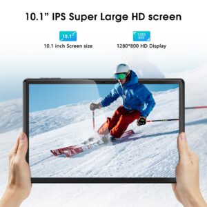 SGIN 10 Inch Tablet, 4GB RAM 128GB ROM Android 13 Tablets Computer with MTK Octa-Core 2.0Ghz Processor, FHD 1280x800 IPS Srceen, 5MP+8MP Camera, WiFi, Bluetooth, 6000mAh