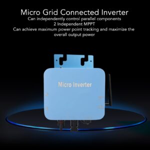 Micro MPPT Solar Inverter US Plug Grid Tie Inverter 120V 230V Auto Recognition WiFi for Farm (500W)