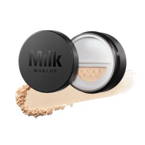 milk makeup pore eclipse matte translucent setting powder, translucent light - 0.55 oz - sets makeup for up to 16 hours, blurs pores and fine lines & controls shine - vegan & cruelty free