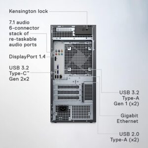 Dell XPS 8960 Desktop Computer Tower 2023 | 13th Gen Intel Core i7-13700 16-Core CPU, 16GB DDR5 RAM, 512GB NVMe M.2 PCIe SSD, Intel UHD Graphics 770, WiFi 6, Windows 11 Home