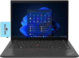 lenovo thinkpad t14 business laptop 14.0" ips full hd display (intel 11th gen 4-core i5-1135u, 16gb ram, 1tb ssd, backlit kyb, fingerprint reader, wifi 6e, win11pro) w/dockztorm hub