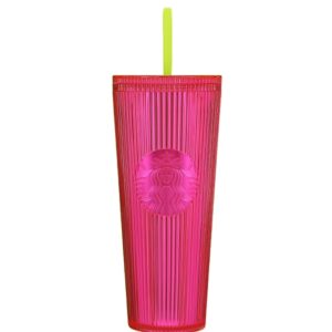 Starbucks Iridescent Magenta Bling Cold Cup (24 oz)