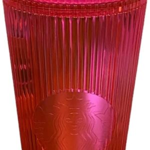 Starbucks Iridescent Magenta Bling Cold Cup (24 oz)