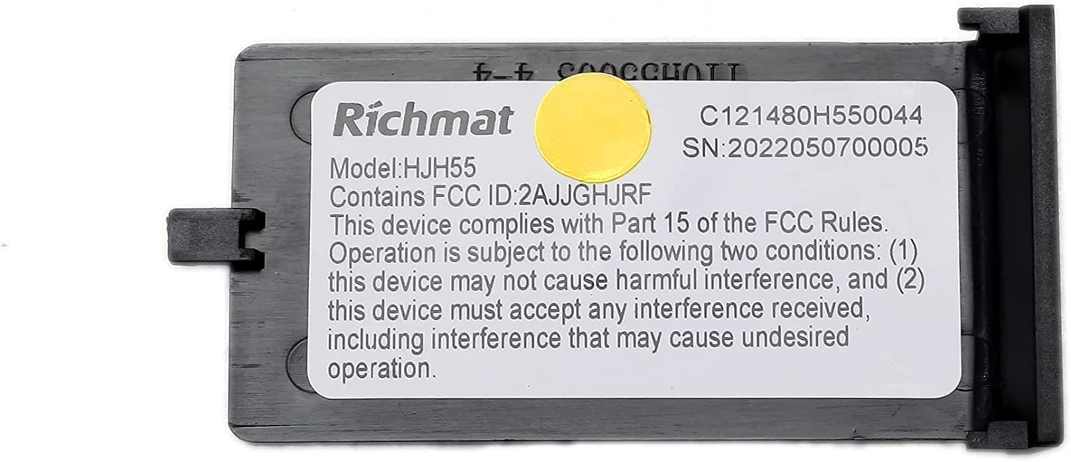 Richmat HJH55 Adjustable Bed Replacement Remote Control