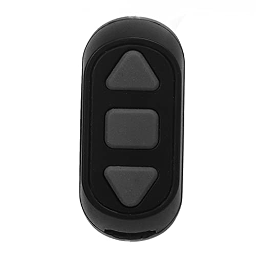 Page Turner, ABS Phone Remote Control Stable Signal 3 Buttons for Watching Shot Video (Black)