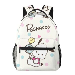 RODES Anime Pochacco 3d Printed Backpack Cartoon Anime Backpack Lightweight Rucksack Backpack Picnic Work Travel Cosplay Backpack Gifts For Women Men