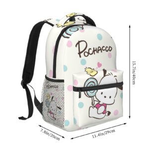 RODES Anime Pochacco 3d Printed Backpack Cartoon Anime Backpack Lightweight Rucksack Backpack Picnic Work Travel Cosplay Backpack Gifts For Women Men