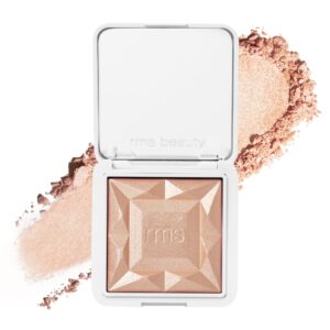 rms beauty redimension hydra dew luminizer - highlighter makeup, talc free powder & gel cream highlighter, body shimmer face highlighters & luminizers