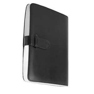 3-inch photo album, 256-pocket waterproof photo album for tickets business card (black)