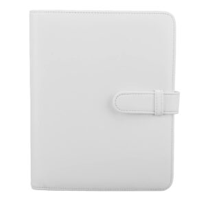 3-inch Photo Album, 256-pocket Waterproof Photo Album for Tickets Business Card (White)