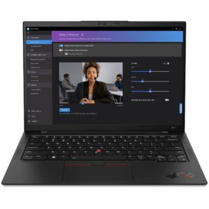 lenovo thinkpad x1 carbon gen 11, ultralight, intel i7-1365u vpro, 14" fhd (1920 x 1200) ips, anti-glare, 32gb ddr5, 1tb ssd, 1080p camera, backlit, win 11/10 pro - black