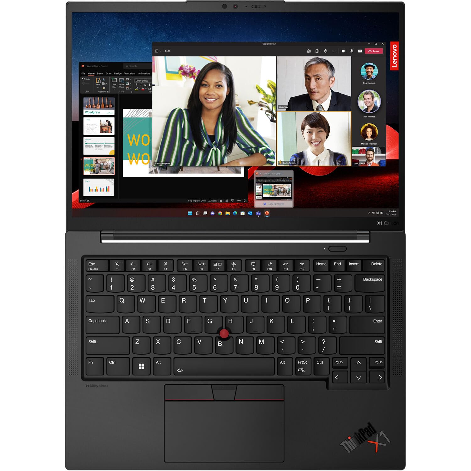 Lenovo ThinkPad X1 Carbon Gen 11, Ultralight, Intel i7-1365U vPro, 14" FHD (1920 x 1200) IPS, Anti-Glare, 32GB DDR5, 1TB SSD, 1080p Camera, Backlit, Win 11/10 Pro - Black