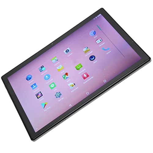 HEEPDD WiFi Tablet, Gray 128GB Extended Support 100‑240V 4G Communication IPS Screen 10 Inch Tablet PC 6 with 256G Octa Core (US Plug)