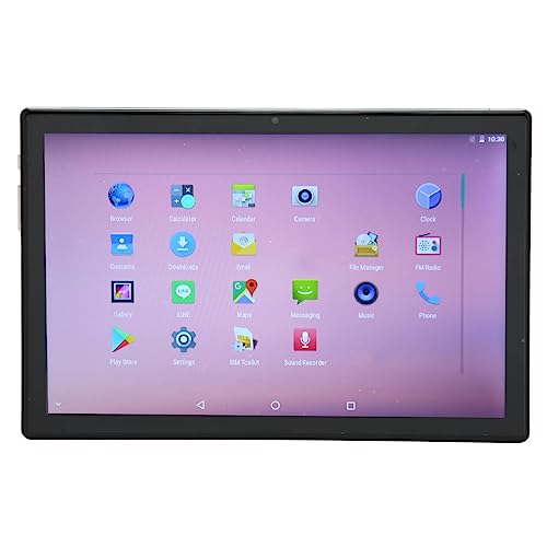 HEEPDD WiFi Tablet, Gray 128GB Extended Support 100‑240V 4G Communication IPS Screen 10 Inch Tablet PC 6 with 256G Octa Core (US Plug)