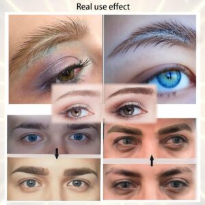 Tattoo Peel Off Eyebrow Gel-Last Up to 3-7 Days, Waterproof, Transfer-proof, For Fuller & Defined Looking Brows.There are Five Colors.Eyebrow Tattoo Peel Off, Tattoo Gel Brow Stain.【Dark Brown】