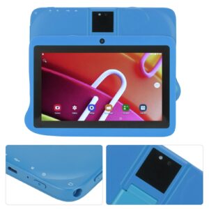 HEEPDD Reading Tablet Blue Octacore CPU Dual Camera HD IPS Screen 4GB RAM 128GB ROM 7 Inch Tablet for Study (Blue)