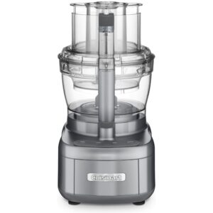 Cuisinart FP-2GM Elemental Food Processor with 11-Cup and 4.5-Cup Workbowls, Gunmetal Bundle with 2 YR CPS Enhanced Protection Pack