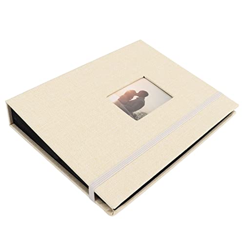 Photo Album, Mini Large Capacity Delicate Lightweight Photo Album for Ticket (Khaki)