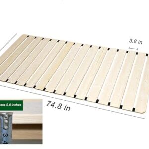 MOGUOBIN Sofa Cushion Support Board,Couch Cushion Support 31.5''x74.8'',Thicken Solid Wood Sofa Support Under Cushions Boards,Under Mattress Support Board,Extend Sofa Life