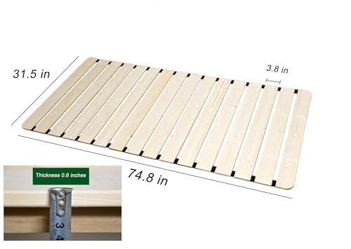 MOGUOBIN Sofa Cushion Support Board,Couch Cushion Support 31.5''x74.8'',Thicken Solid Wood Sofa Support Under Cushions Boards,Under Mattress Support Board,Extend Sofa Life